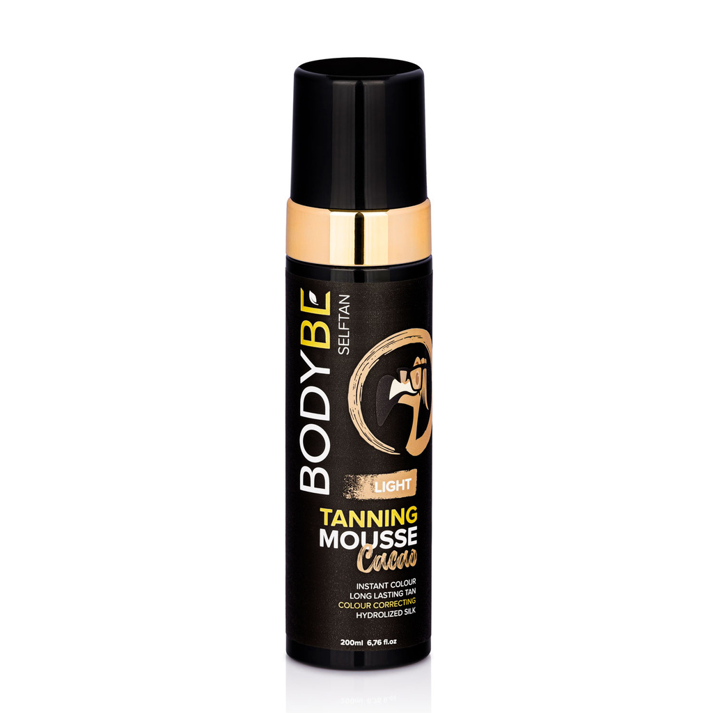 BODYBE Self-tanning colour correcting mousse - Light - Cacao - 200ml